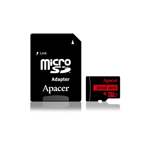 მეხსიერება - Micro SD Card Apacer 32 GB + Adapter